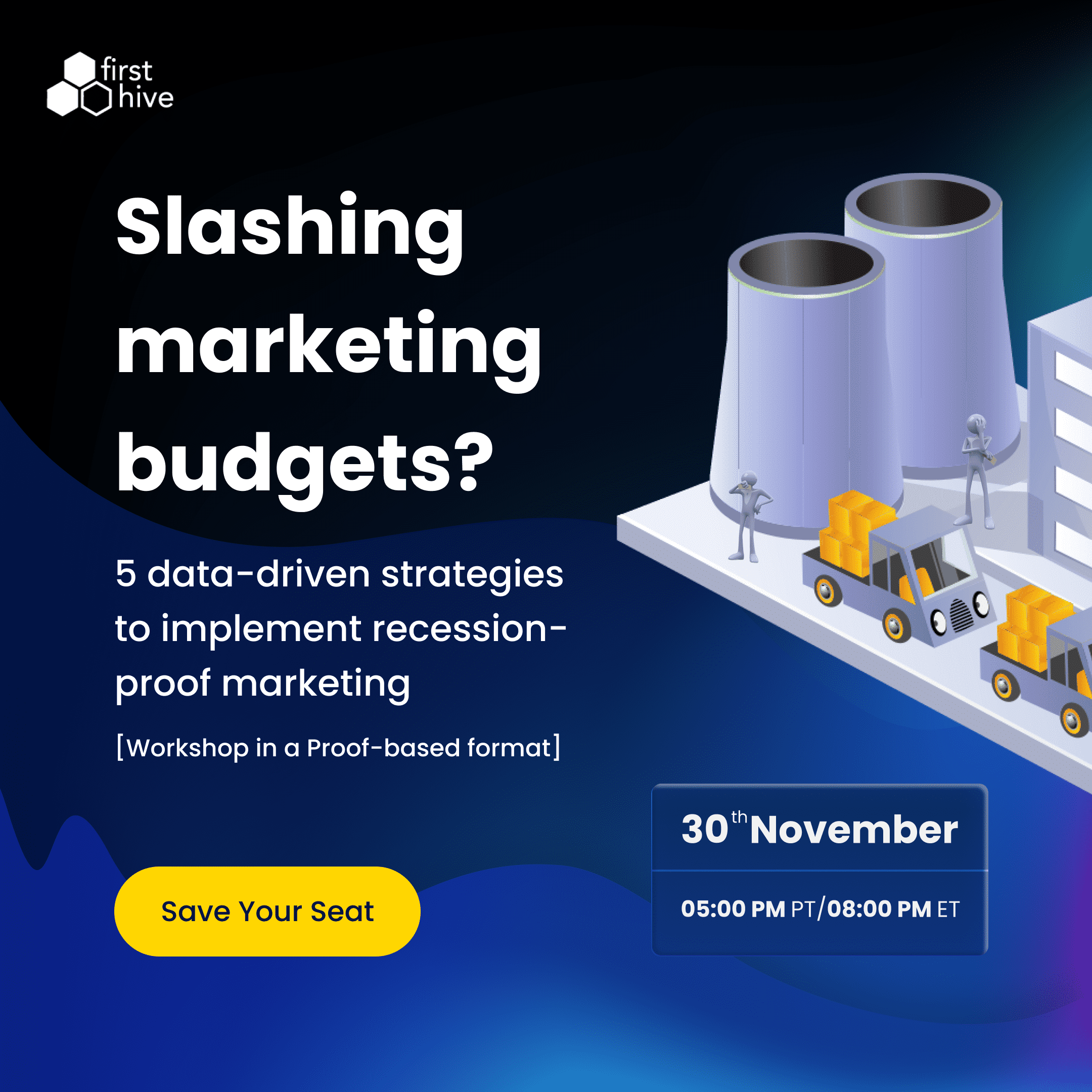 Slashing marketing budgets, but you don't have to reduce marketing ...